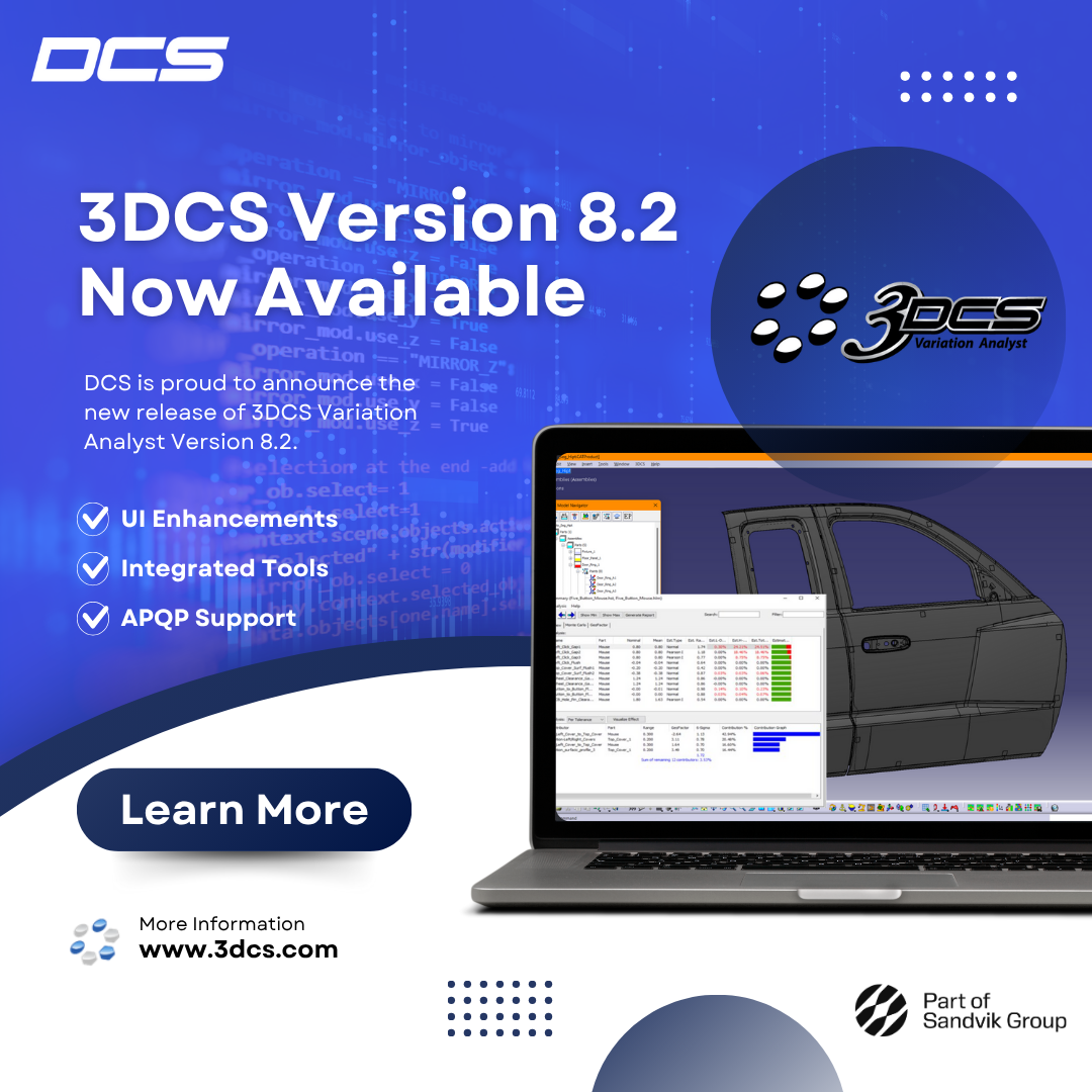 Latest Version of 3DCS and QDM - Whats Inside | DCS