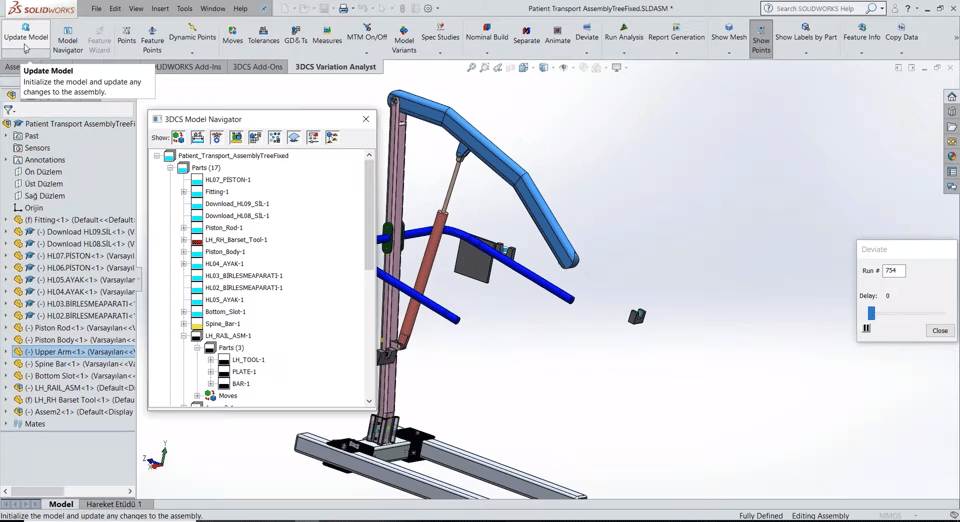 SOLIDWORKS Tolerance Analysis | 3DCS Variation Analyst for SOLIDWORKS