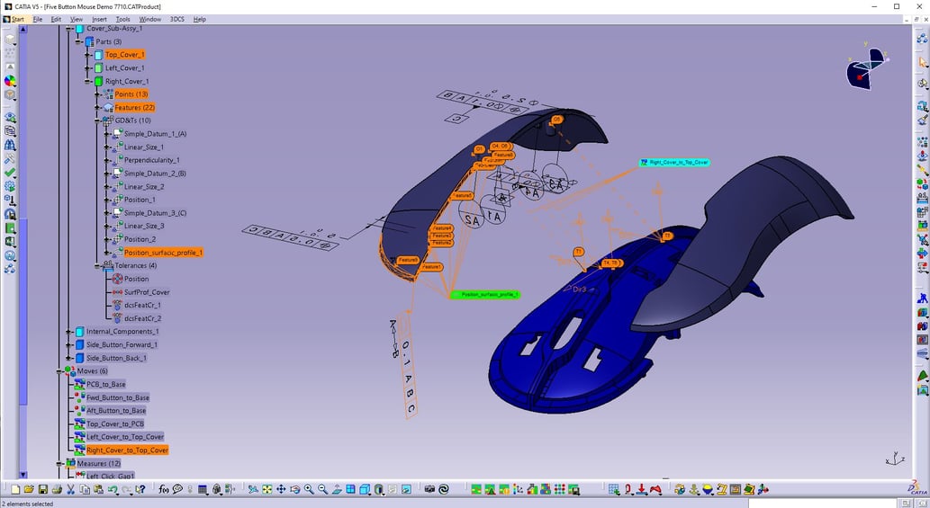CATIA V5 Integrated Tolerance Analysis | 3DCS Variation Analyst CAA V5 ...