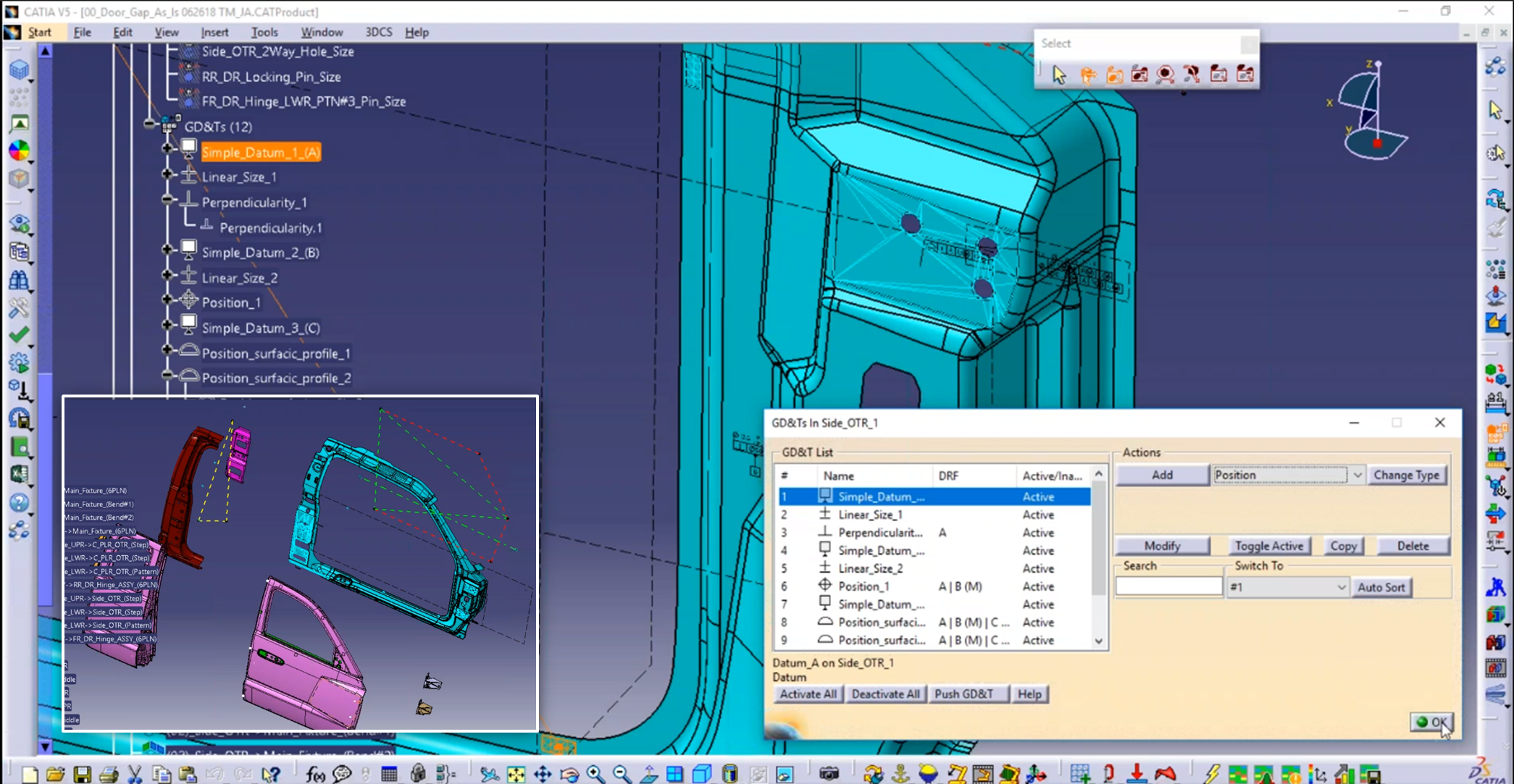 CATIA V5 Integrated Tolerance Analysis | DCS