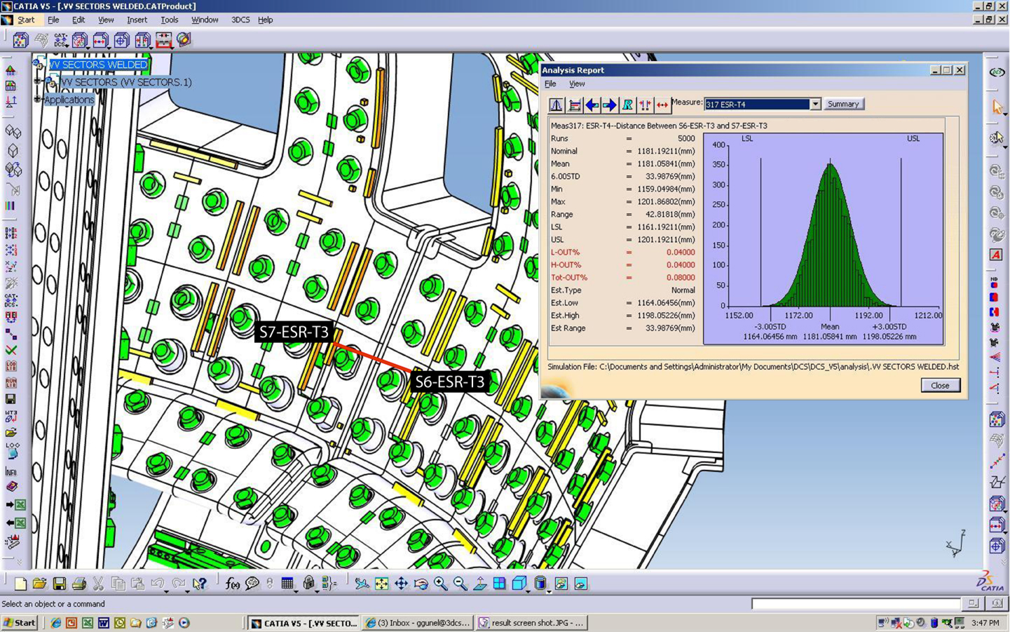 CATIA V5 Integrated Tolerance Analysis | DCS