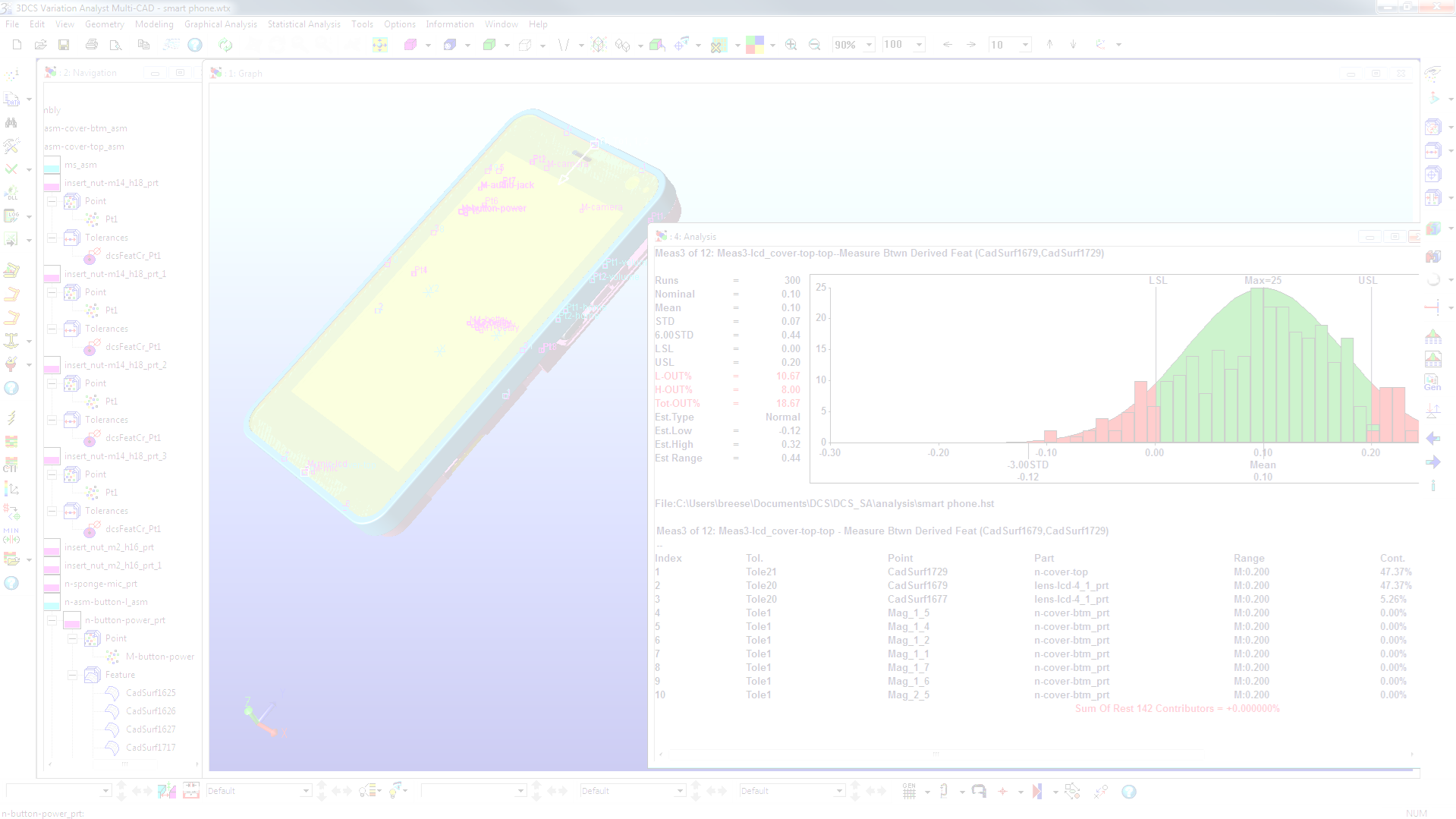 Tolerance Stack Up Software for Inventor | 3DCS Variation Analyst